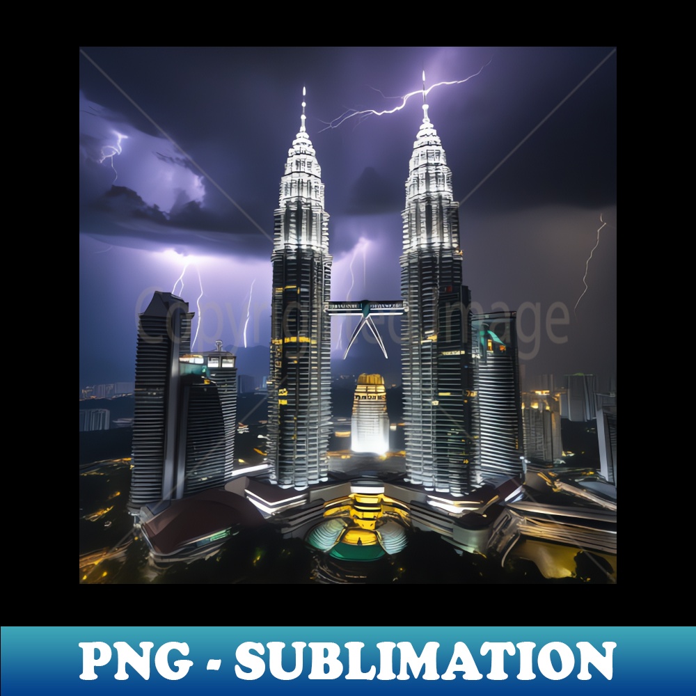 Iconic World Landmarks During A Thunderstorm The Petronas T - Inspire ...