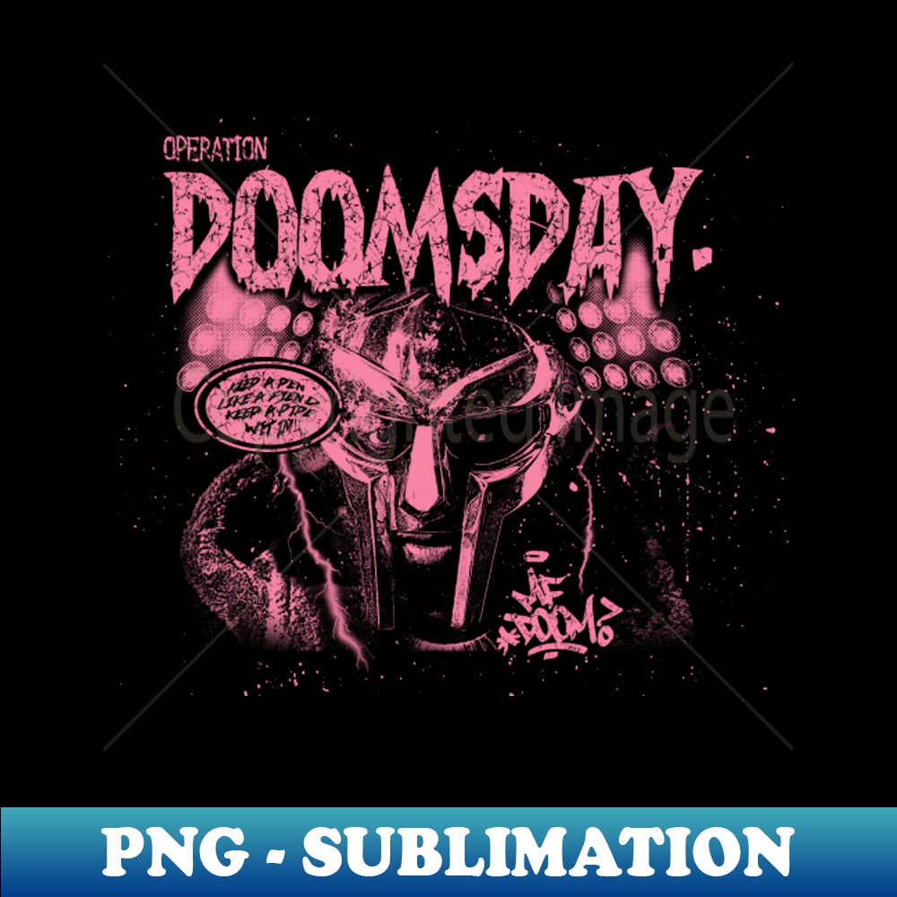 mf doom operation pink - PNG Transparent Sublimation Design - Inspire Uplift