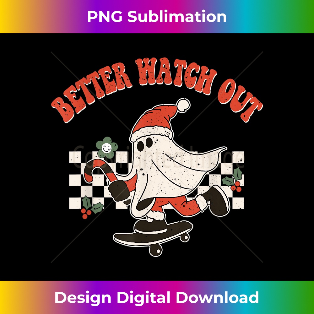 Retro Merry Christmas Hippie Better Watch Out Santa Claus - - Inspire ...