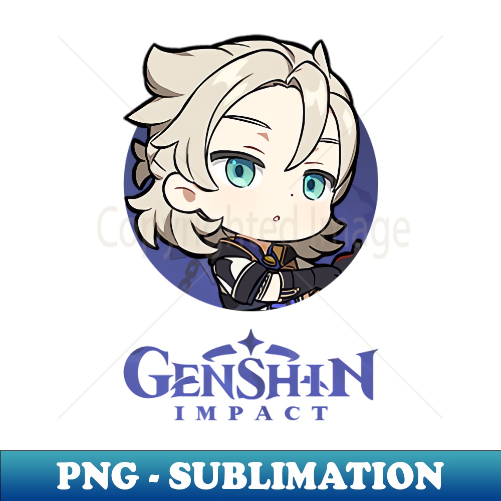 Albedo Chibi Genshin Impact - Unique Sublimation PNG Downloa | Inspire ...