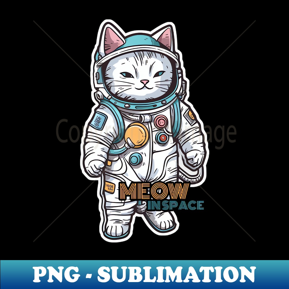 Astronaut cat - PNG Transparent Digital Download File for Su | Inspire ...