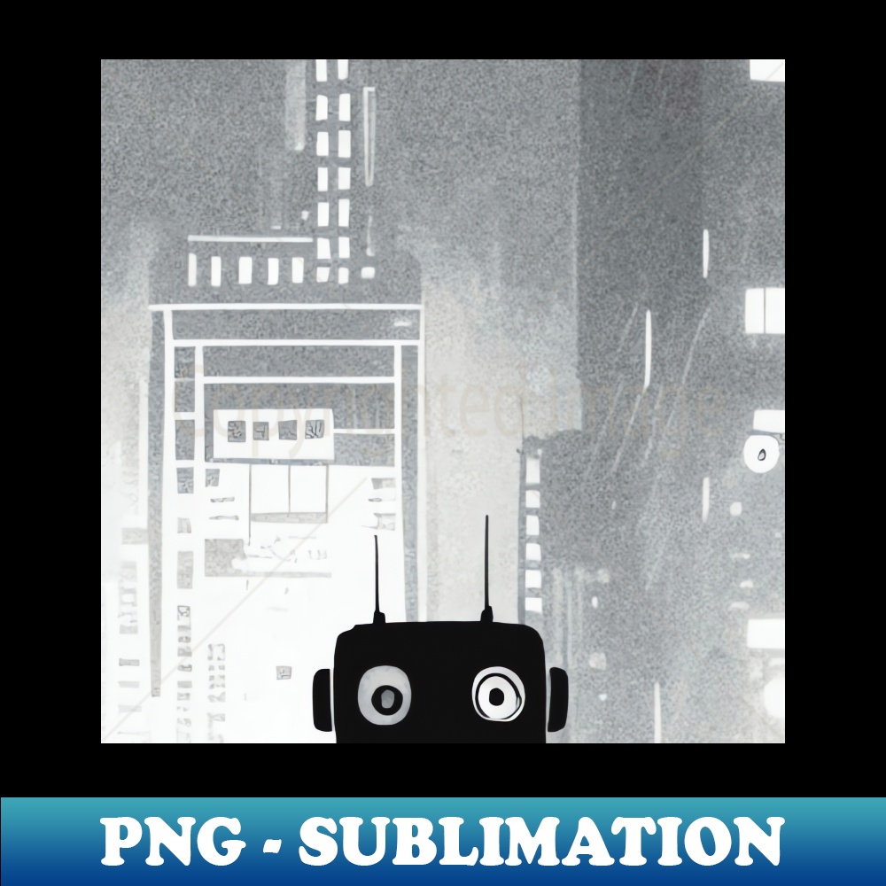 Shy Robot - Digital Sublimation Download File - Add a Festiv | Inspire ...