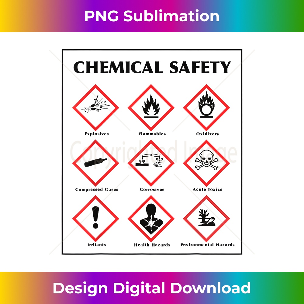 Chemistry Lab Safety Symbols Cheat Sheet - Timeless PNG Subl | Inspire ...