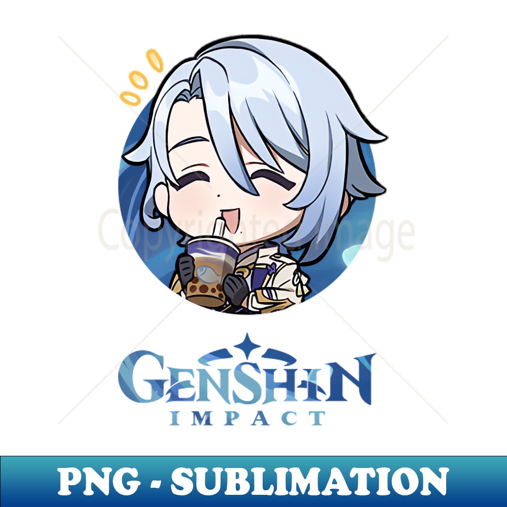 Ayato Chibi Genshin Impact - Aesthetic Sublimation Digital F | Inspire ...