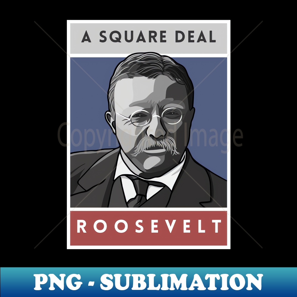 Roosevelt A Square Deal Campaign Poster Art - Trendy Sublima | Inspire ...