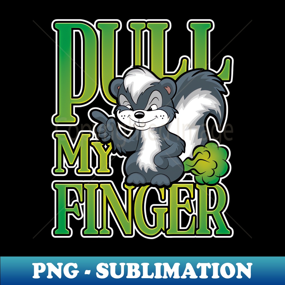 Stinky Skunk Pull My Finger Cartoon Fart Joke - Professional | Inspire Uplift