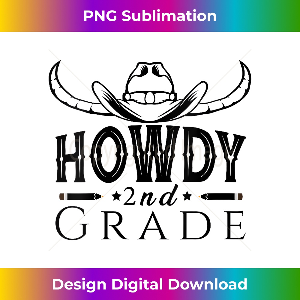 Howdy 2nd Grade Teachers Kids Parents Cowboy Cowgirl V-Neck | Inspire ...