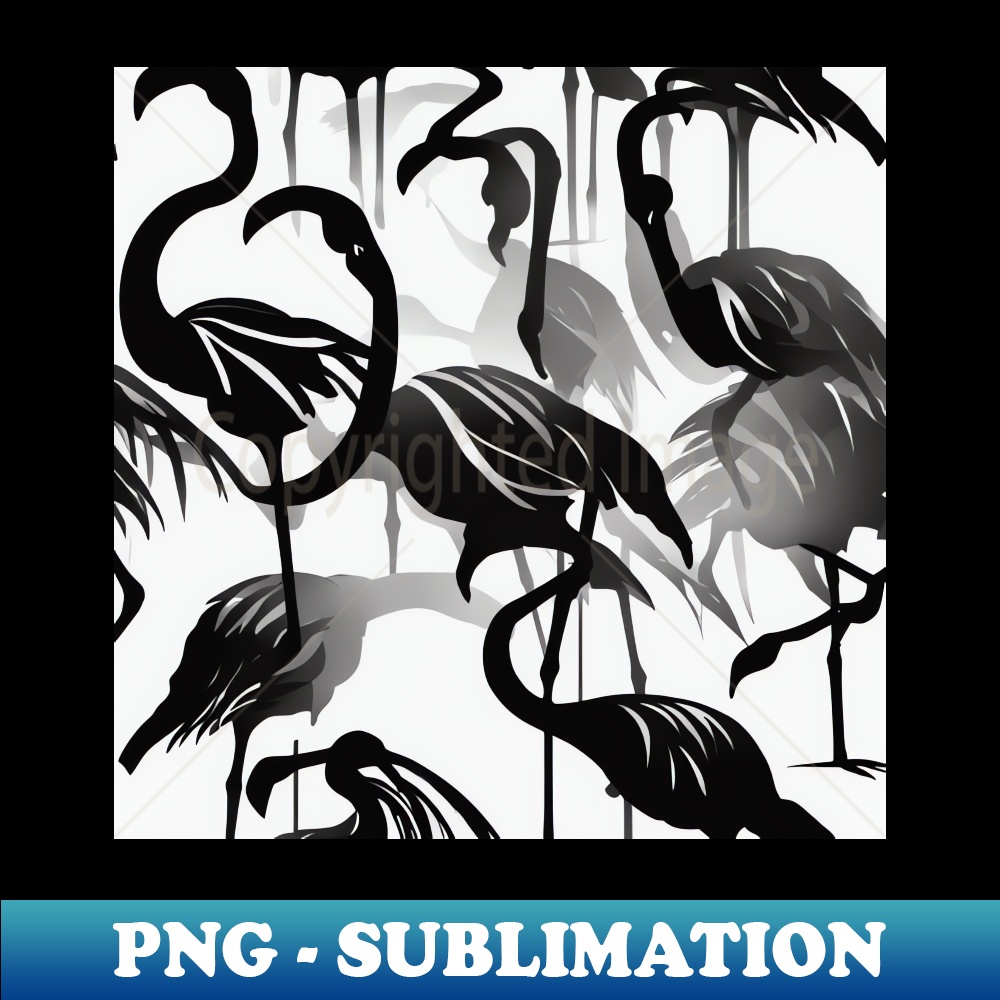 Flamingo Shadow Silhouette Anime Style Collection No 140 - P - Inspire ...