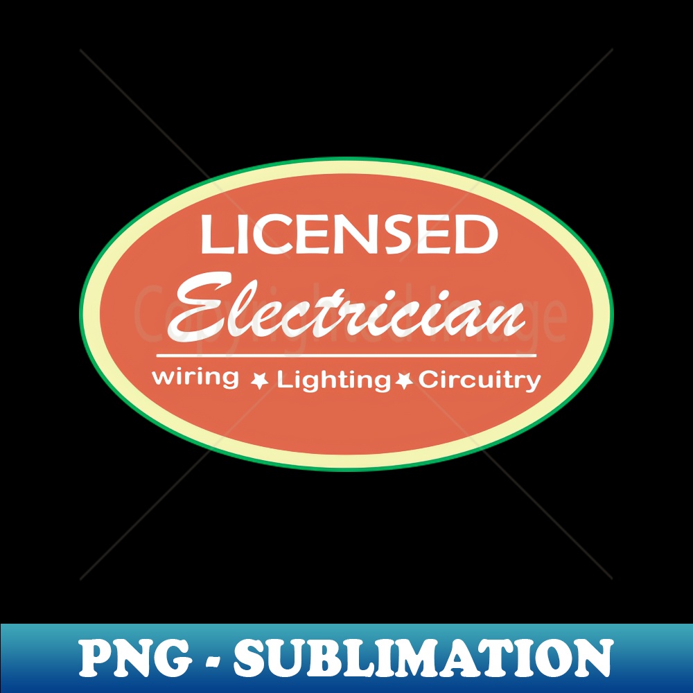 Licensed Electrician promo Sticker for Lighting wiring and | Inspire Uplift