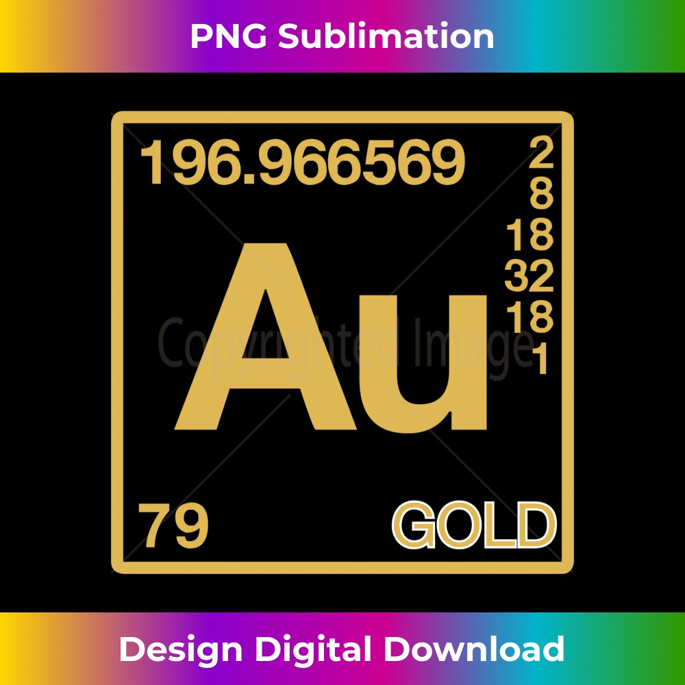 Gold AU Symbol Periodic Table Element Student Nerd Geek Gift | Inspire ...
