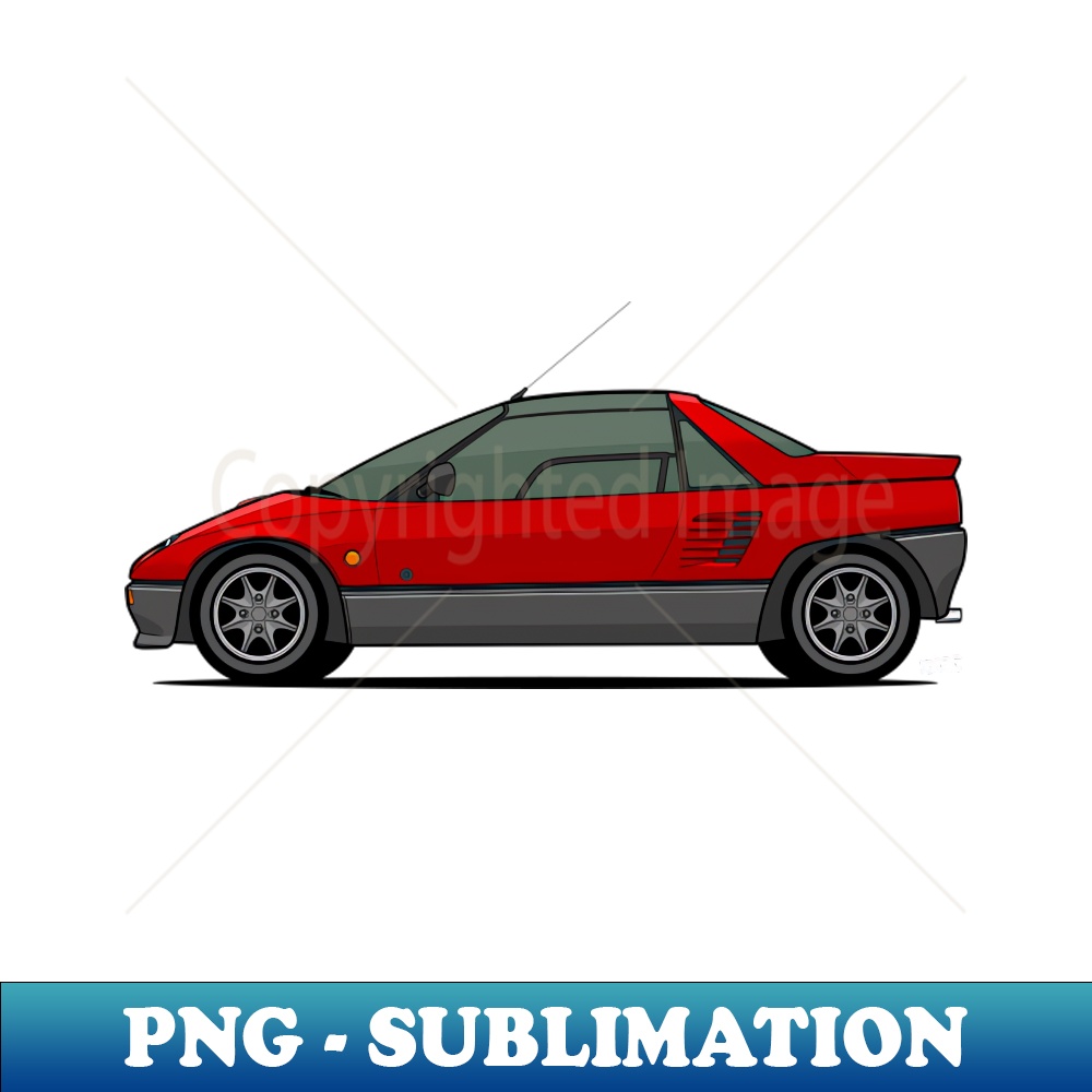 Autozam AZ-1 side profile drawing - Sublimation-Ready PNG Fi - Inspire ...