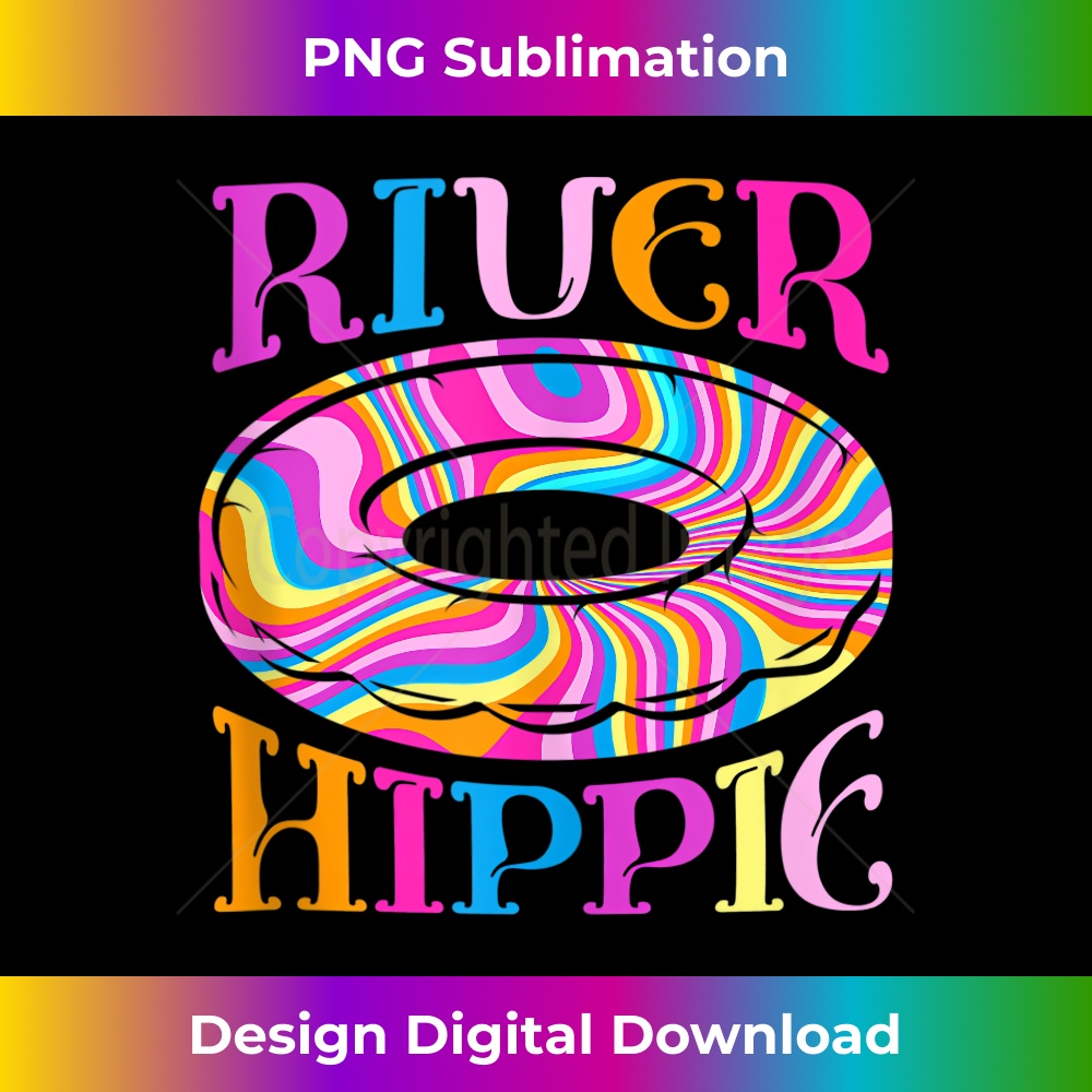 Funny Retro River Hippie Summer Family Float Trip Tubing Tan | Inspire ...