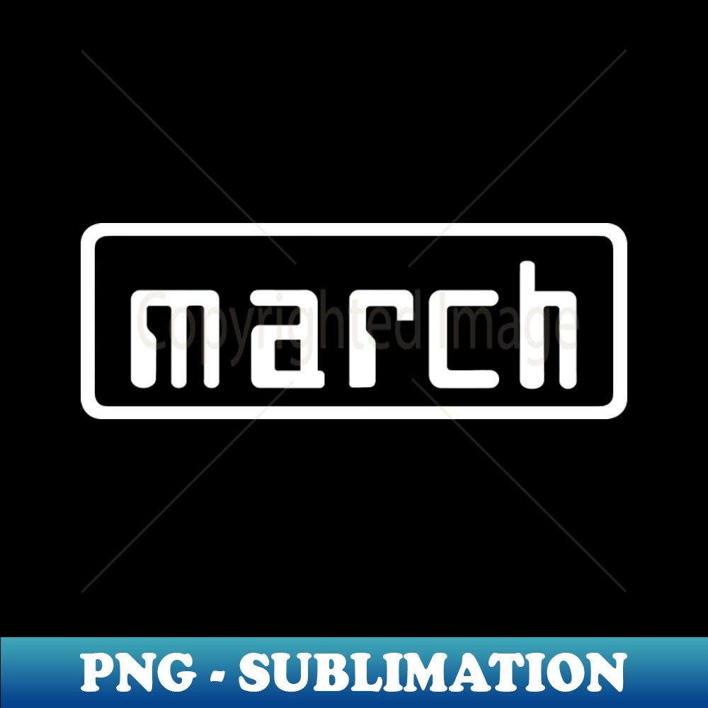 March Racing Cars retro F1 logo - white - Aesthetic Sublimat | Inspire ...