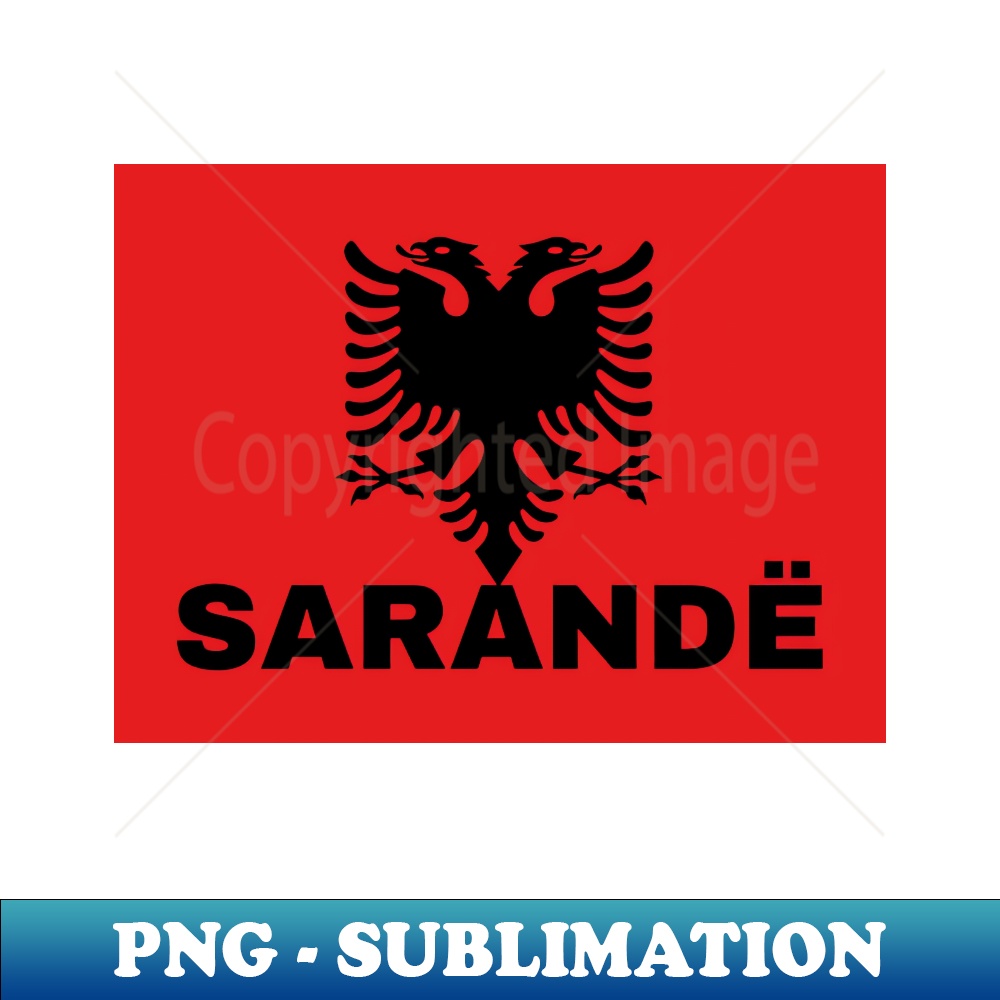 Sarand City in Albanian Flag - PNG Transparent Digital Downl - Inspire ...