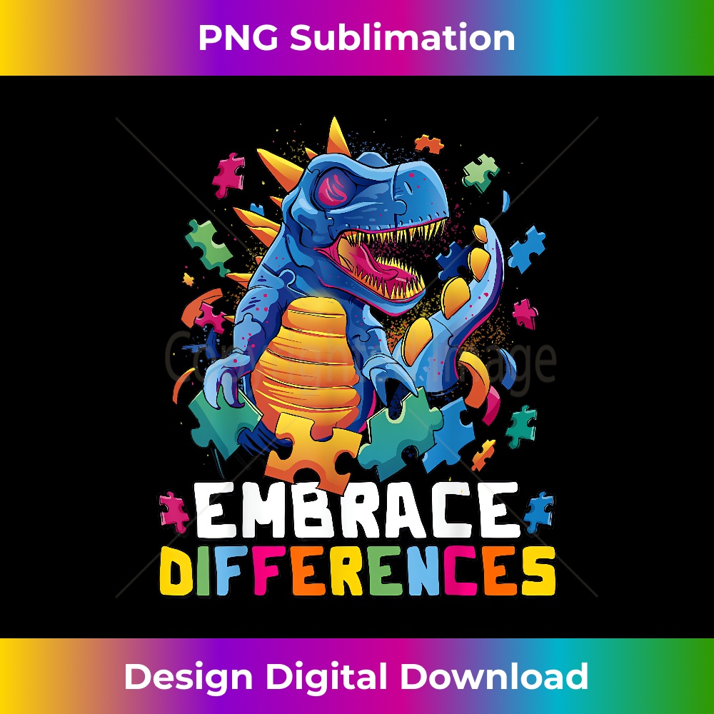 Embrace Differences Dinosaur Puzzle Autism Autistic Boys - A - Inspire ...