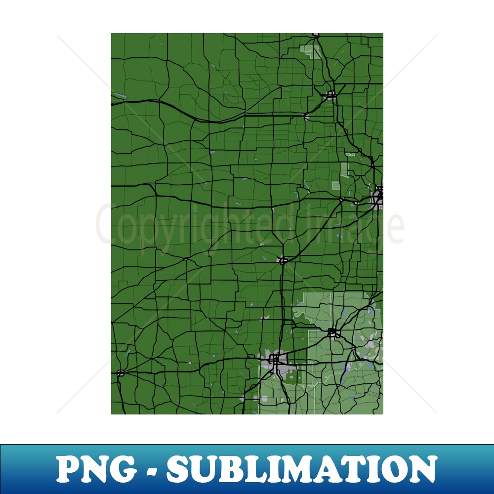 Video Game Kansas Map - Exclusive PNG Sublimation Download - | Inspire Uplift