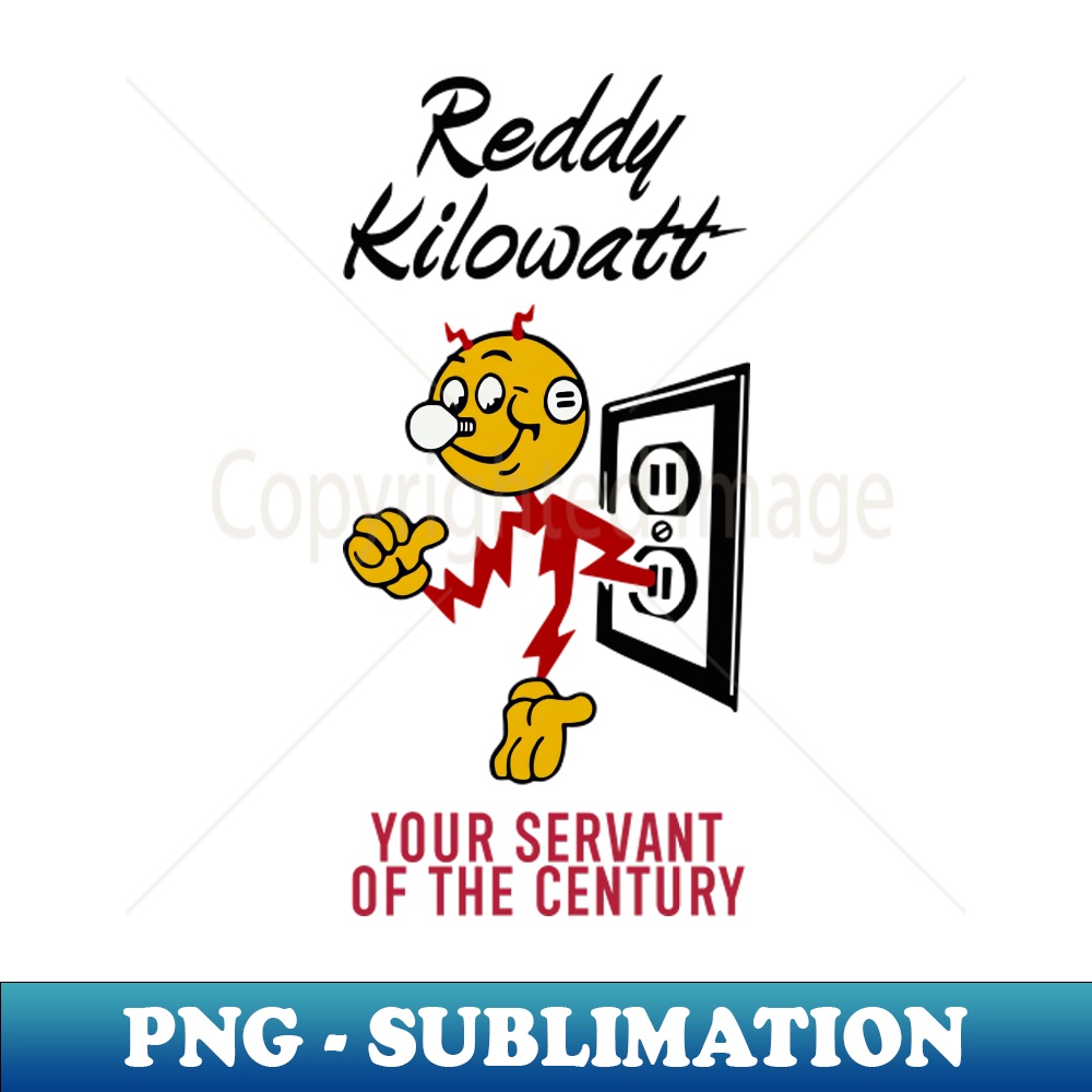 Reddy Kilowatt - Vintage Retrocolor - PNG Sublimation Digita | Inspire ...