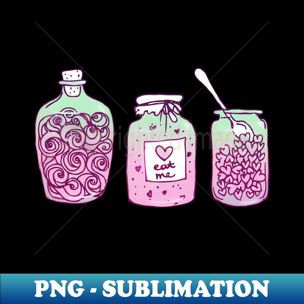 Drink Me Eat Me Love Potion Alice in Wonderland - Decorative | Inspire ...