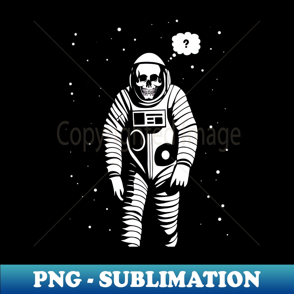 Dead Astronaut floating in Space - Vintage Sublimation PNG D | Inspire ...