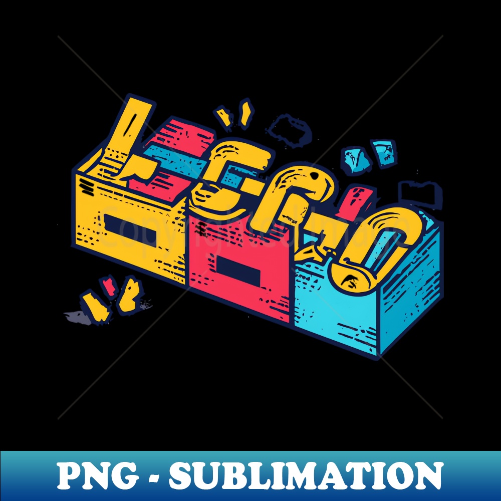 Master Builder Lego Brick Kids Design - Vintage Sublimation | Inspire ...