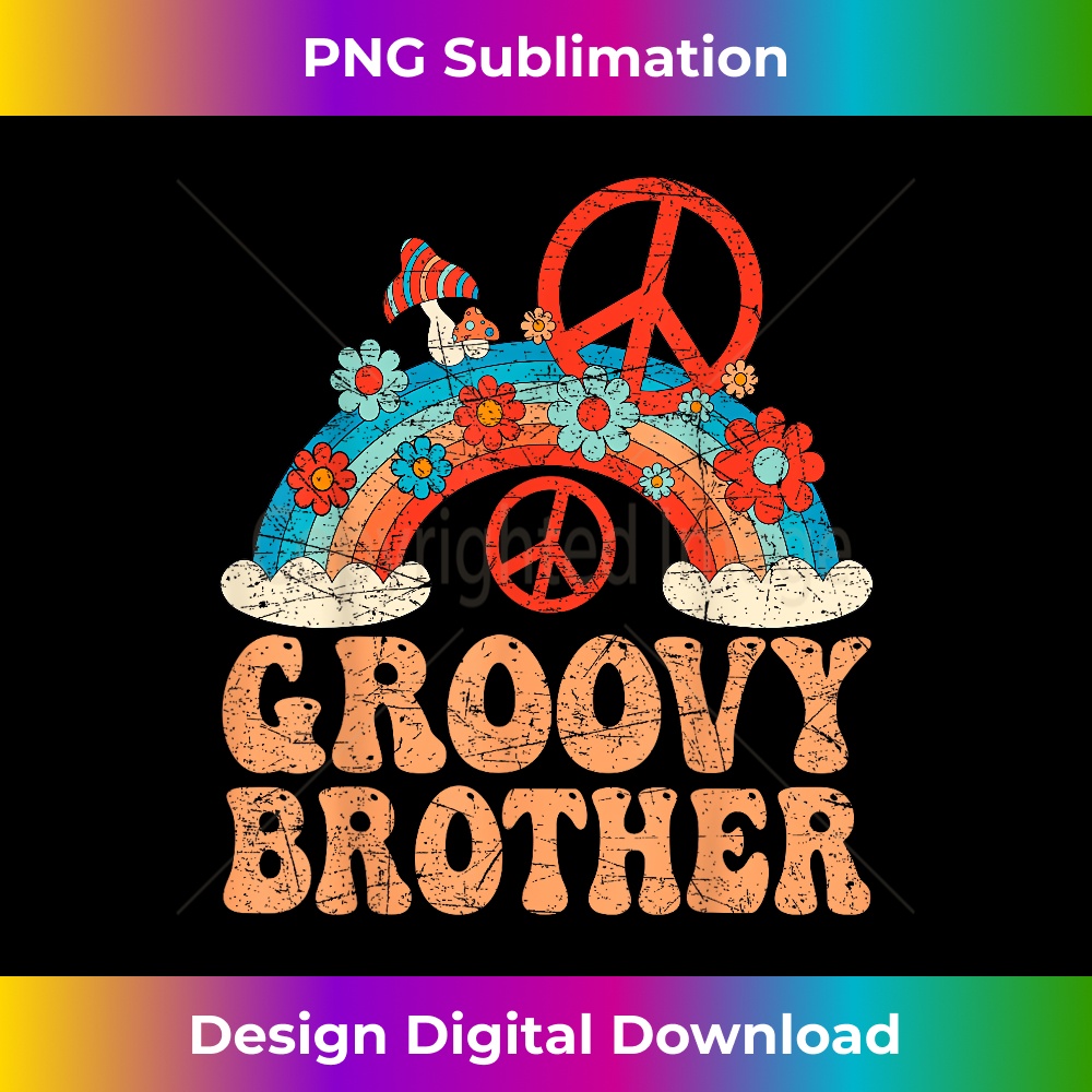 Groovy Brother 70s Aesthetic 1970's Retro Brother Hippie - L | Inspire Uplift