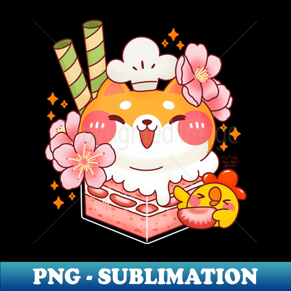 Sakura Strawberry Cake Box - Premium Sublimation Digital Dow | Inspire ...