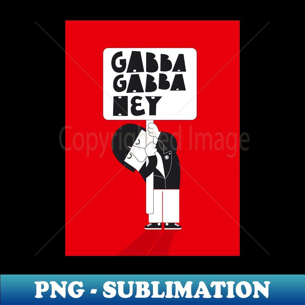 Gabba Gabba Hey - Vintage Sublimation PNG Download - Perfect | Inspire ...