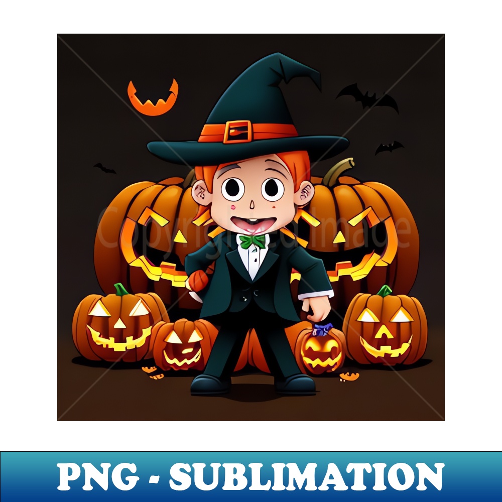 Mini Man Magician Character Halloween - Aesthetic Sublimatio | Inspire ...