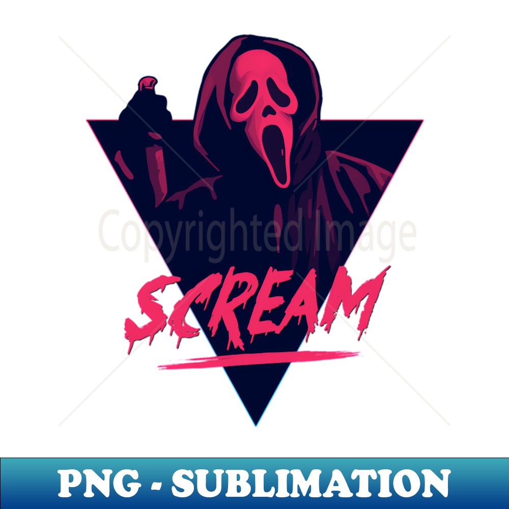 Scream movie - 80s design - Elegant Sublimation PNG Download | Inspire ...