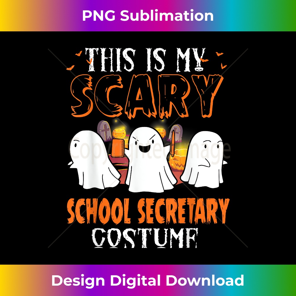 Funny This Is My Scary School Secretary Halloween Costume Pa | Inspire ...