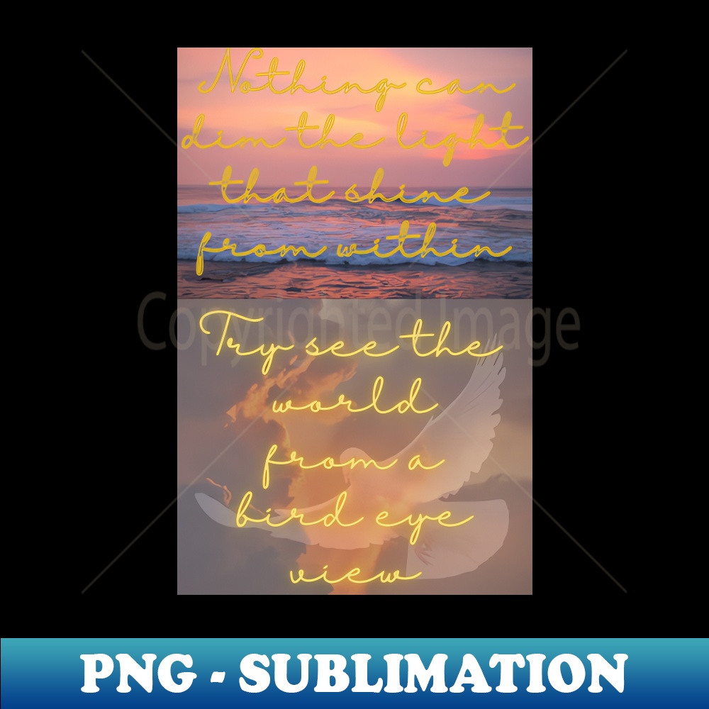 Inspirational words - High-Resolution PNG Sublimation File - | Inspire Uplift