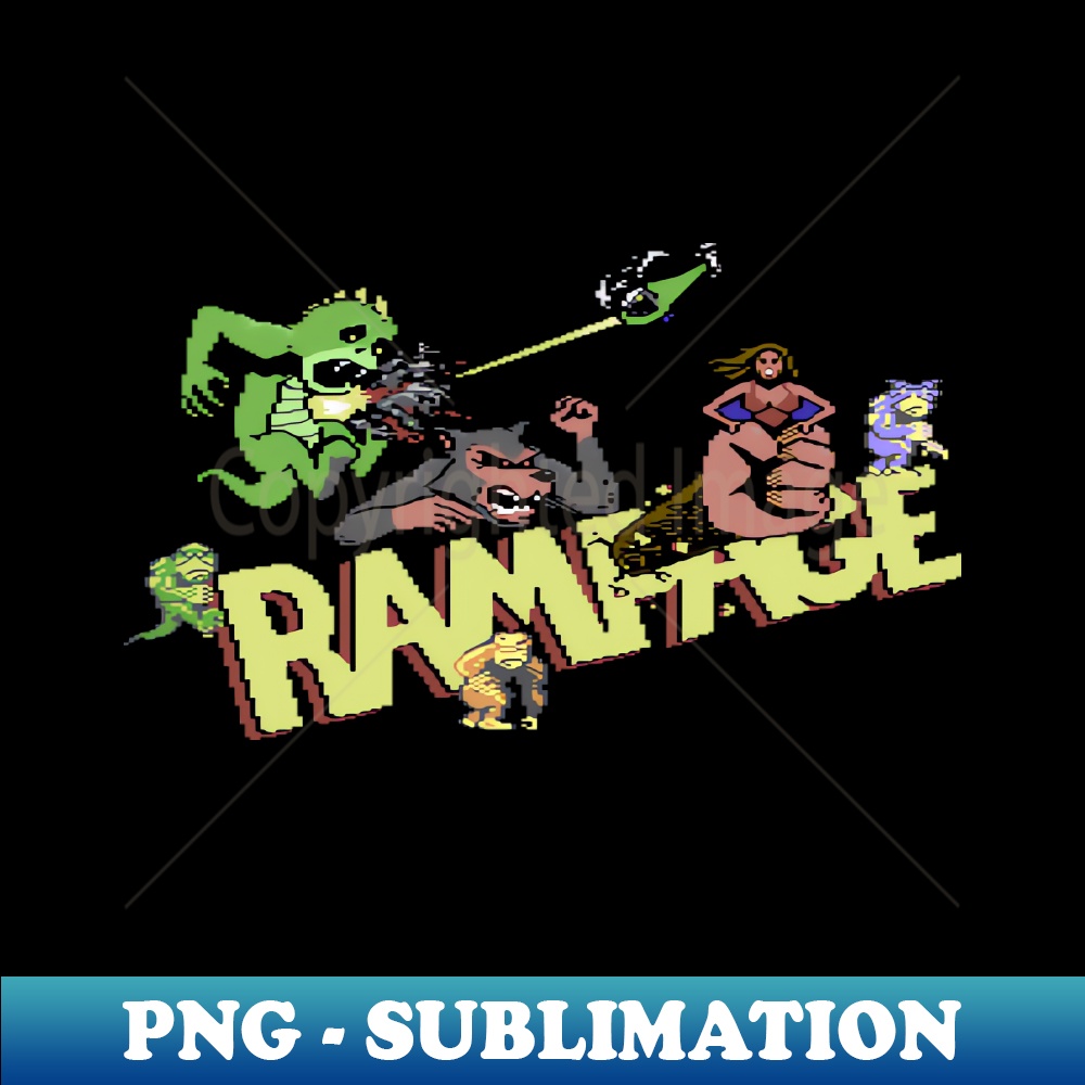 Rampage - PNG Transparent Sublimation File - Transform Your - Inspire ...