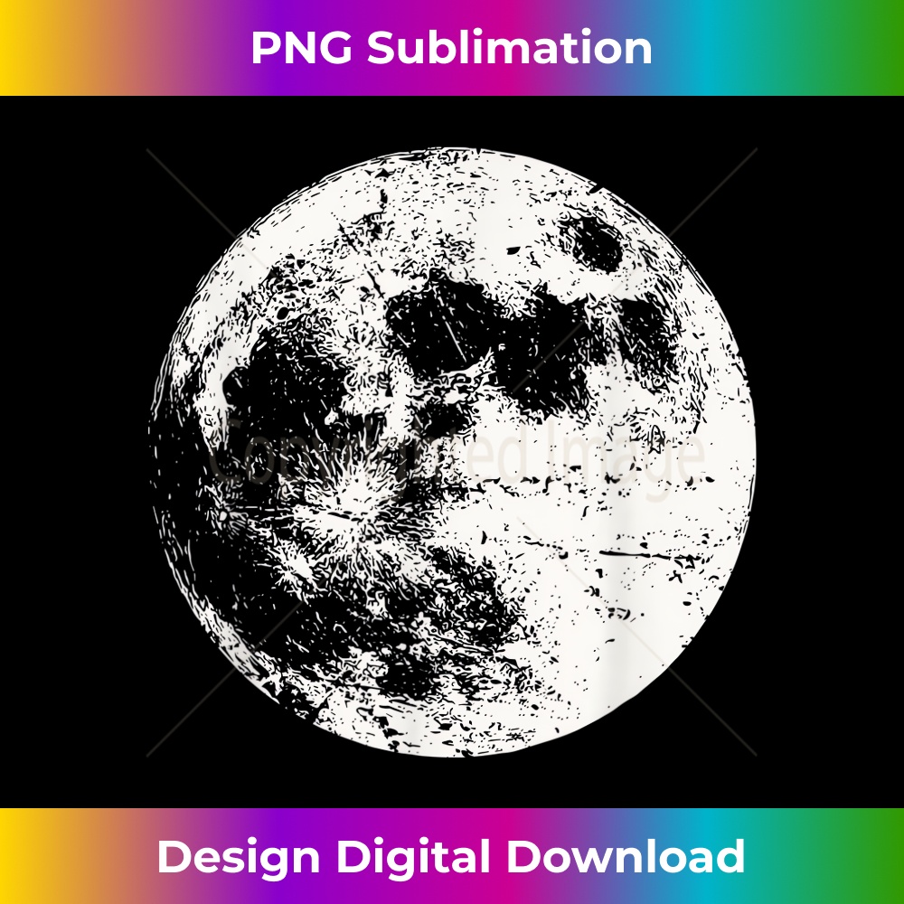 Cool Full Moon Lunar Phase Astro Physics Vintage Style - Con | Inspire ...