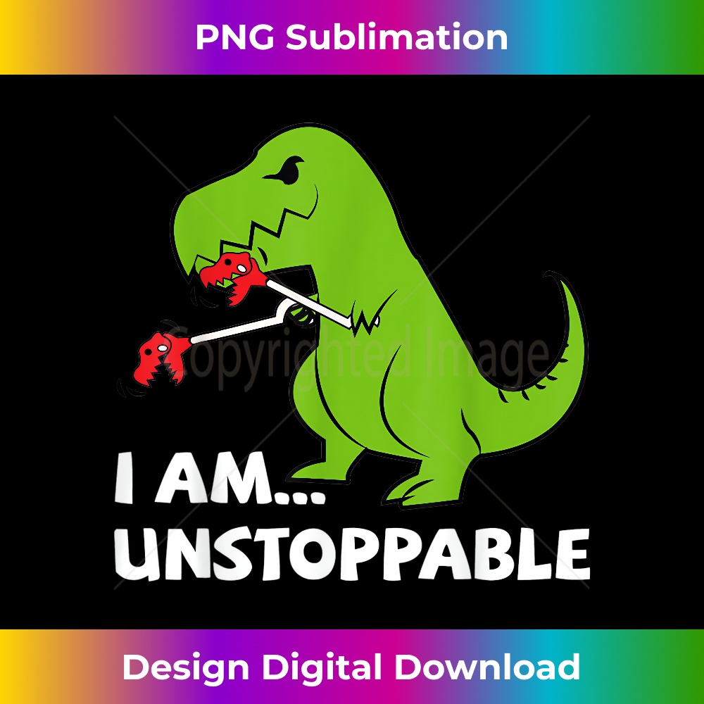 Dinosaur I am unstoppable T-rex - Futuristic PNG Sublimation | Inspire ...