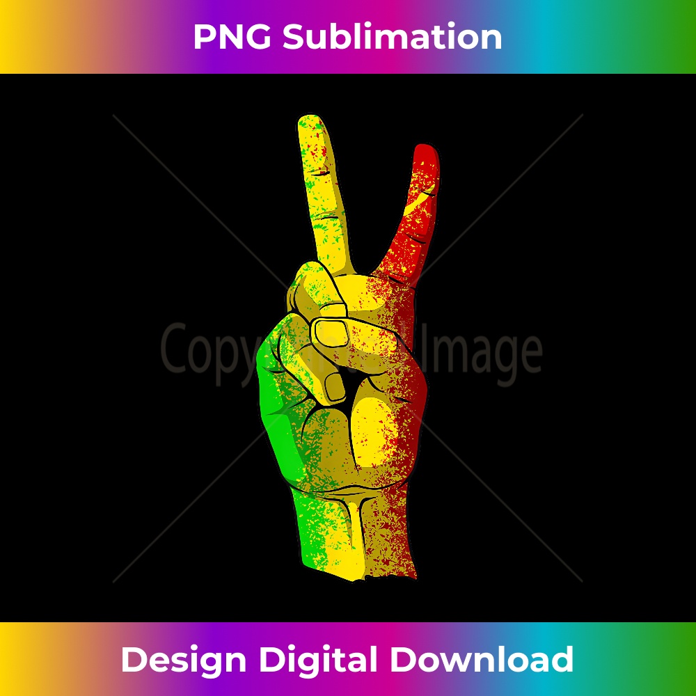 African Peace Sign Black History Month Cool BLM Melanin - Cl - Inspire ...