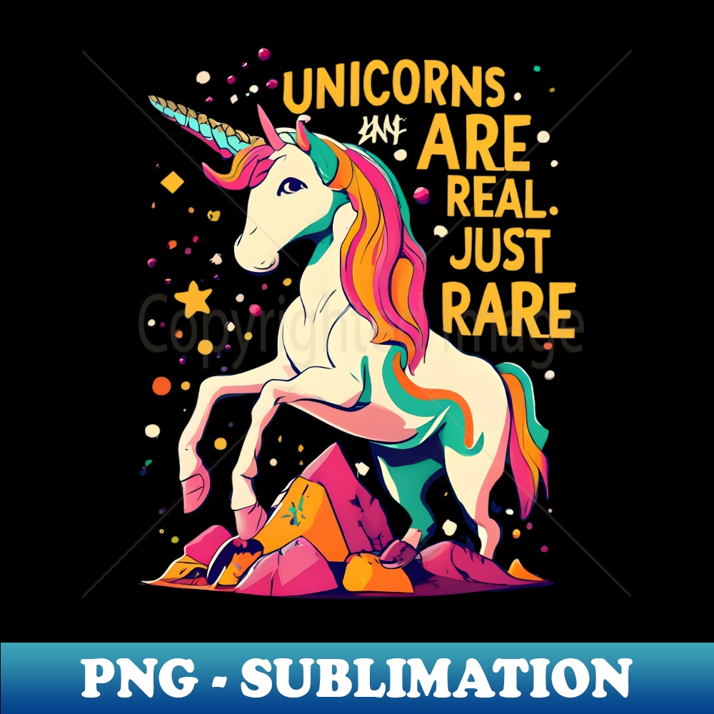 Unicorn are real just rare - Special Edition Sublimation PNG | Inspire ...