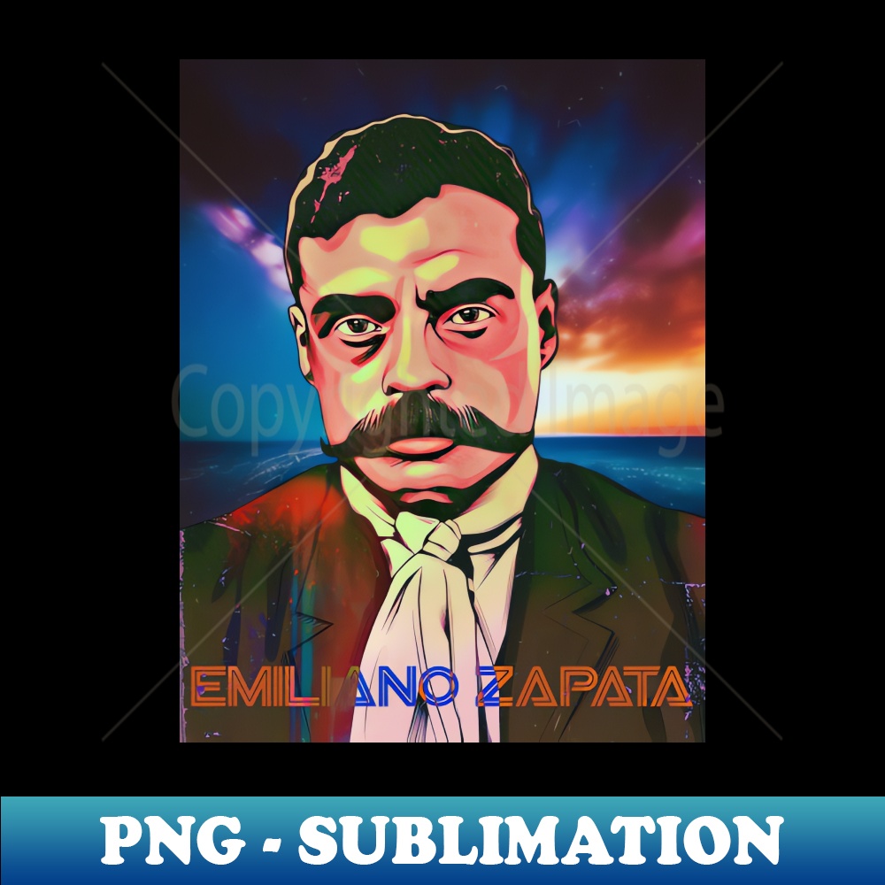 Emiliano Zapata - Instant PNG Sublimation Download - Defying - Inspire ...