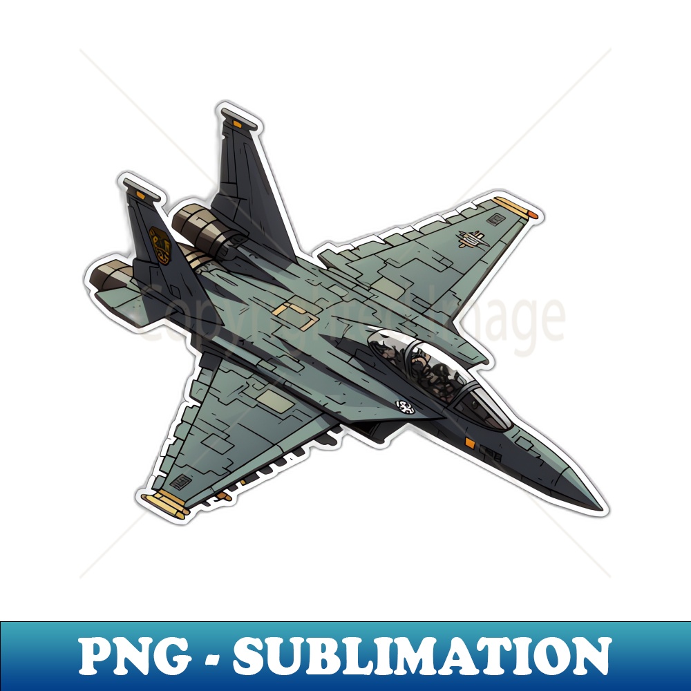 Airplane F-15 Jet - Premium Sublimation Digital Download - R | Inspire ...