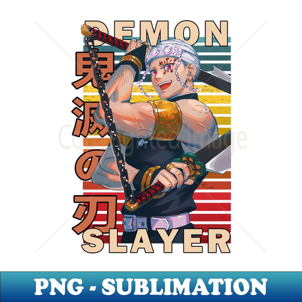 Tengen Uzui Demon Slayer - Special Edition Sublimation PNG F | Inspire ...