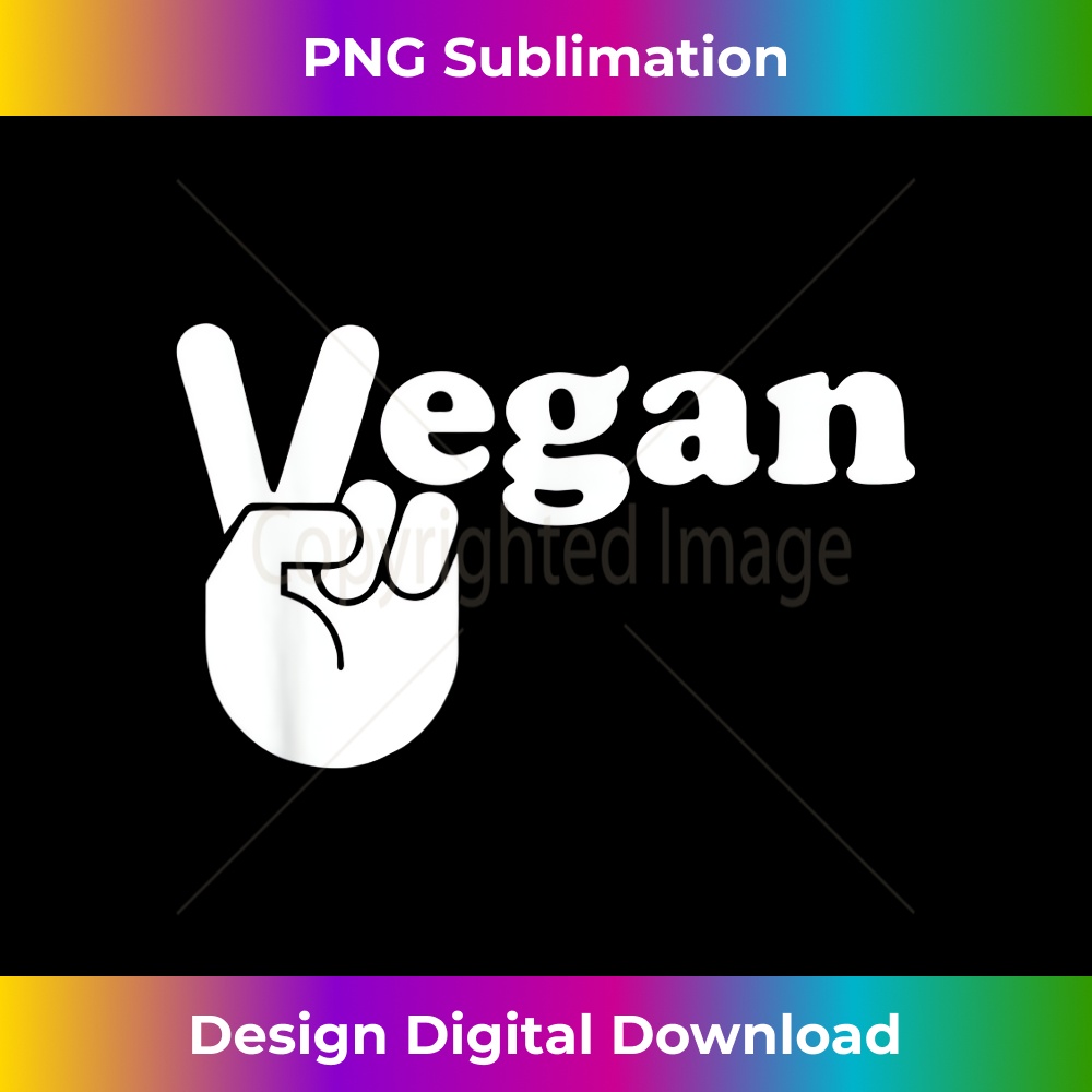 Vegan Victory Peace Sign Vegan - Sublimation-Optimized PNG F - Inspire ...