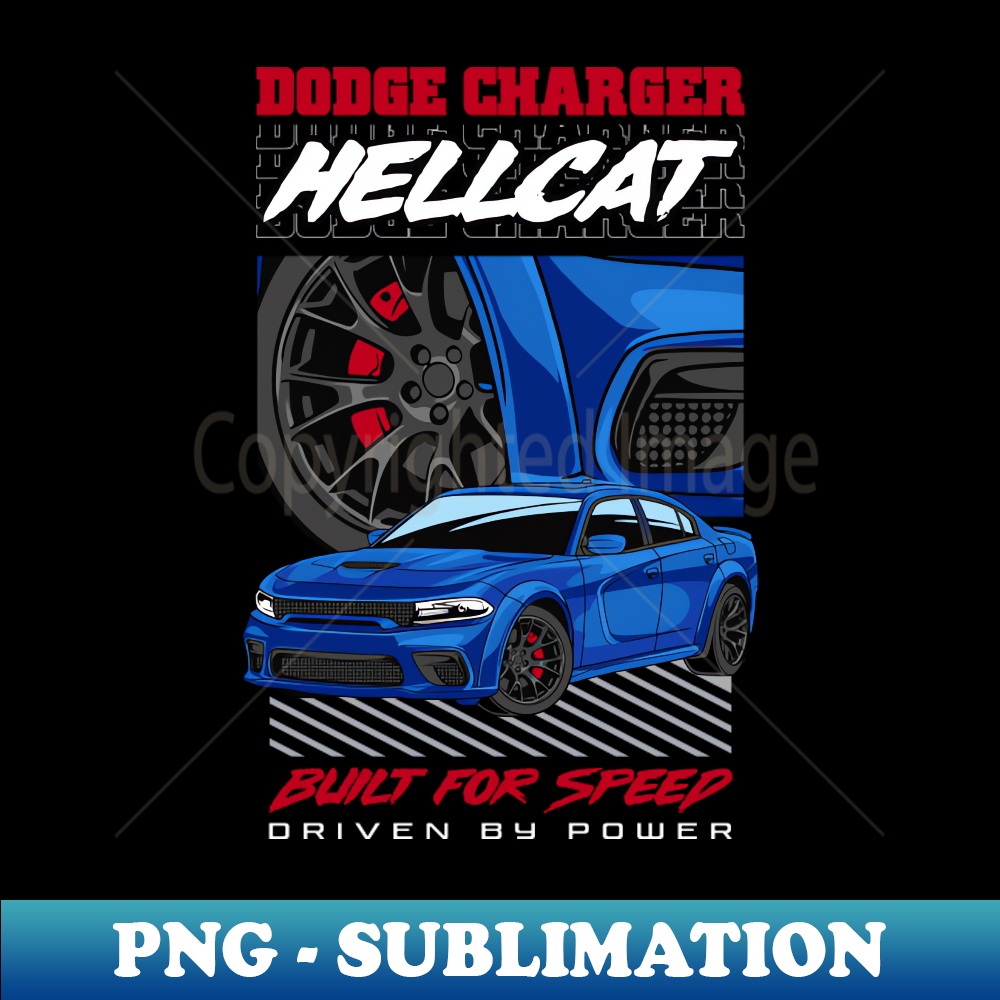 Charger SRT Hellcat Car - Exclusive Sublimation Digital File | Inspire ...