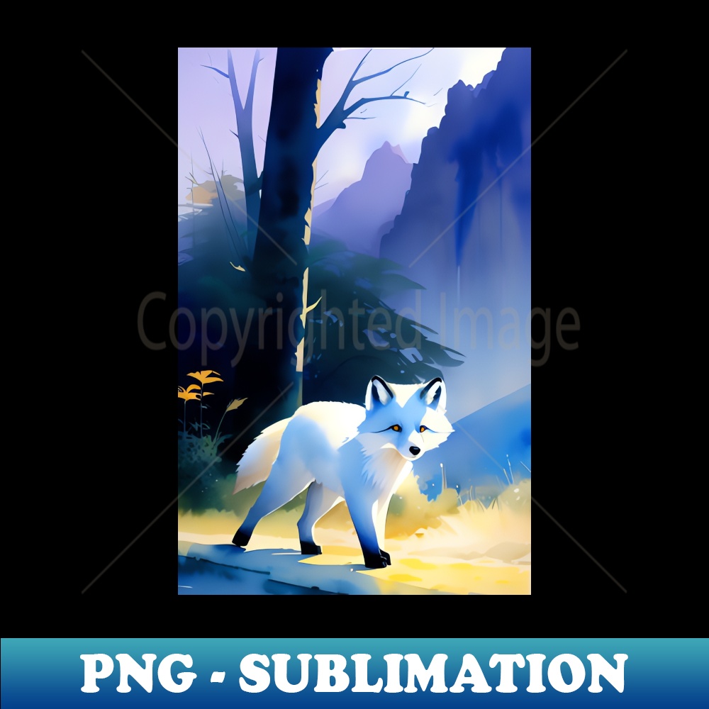 arctic fox - Digital Sublimation Download File - Stunning Su - Inspire ...