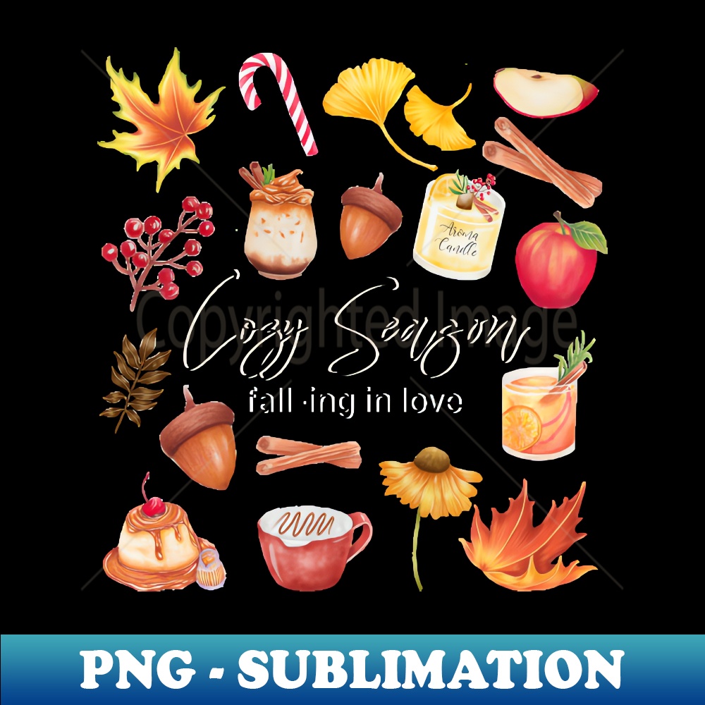 Cozy Season enjoy fall design - Exclusive PNG Sublimation Do | Inspire ...
