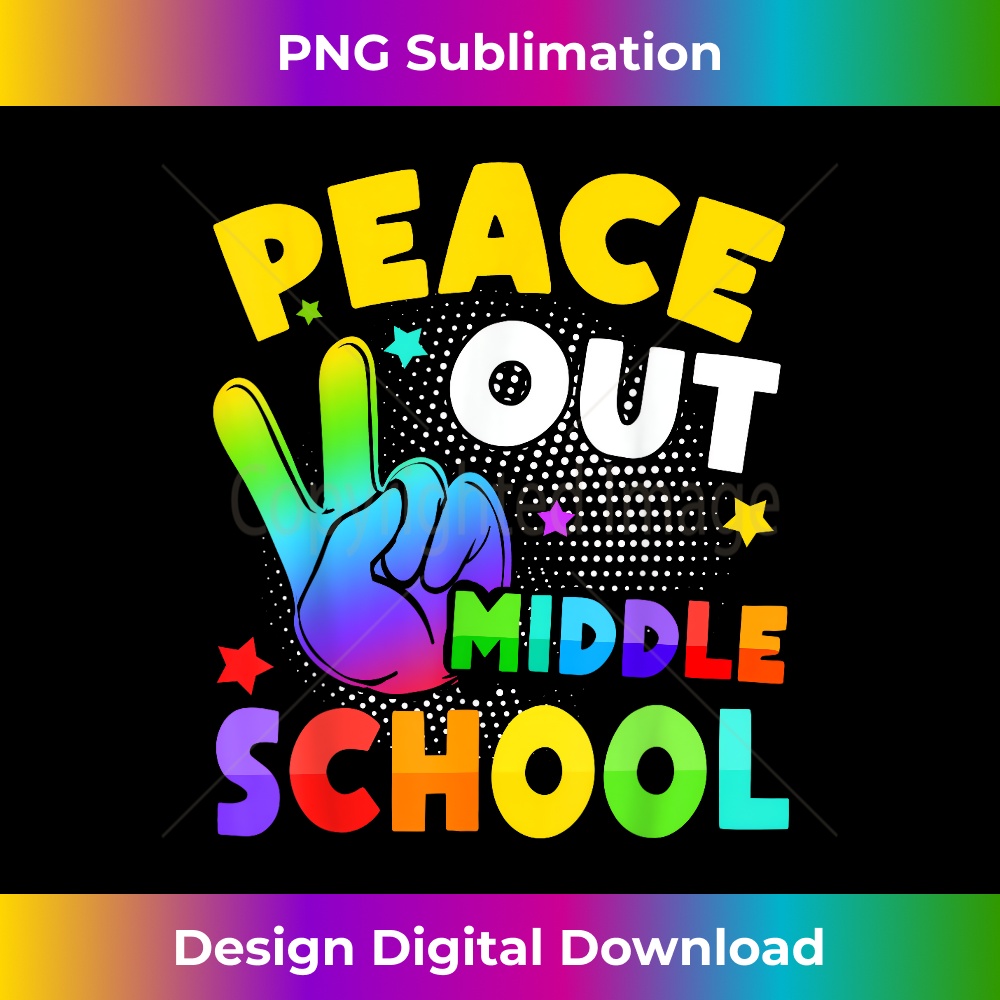 Peace Out Middle School Graduation Last Day Of School Kids - - Inspire ...
