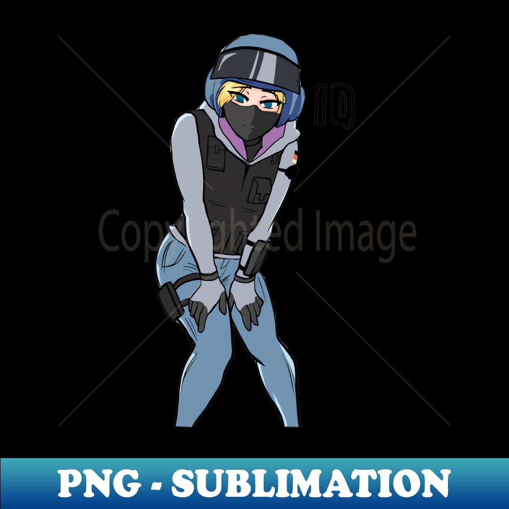 Rainbow Six Siege Girl IQ - Retro PNG Sublimation Digital Do | Inspire ...