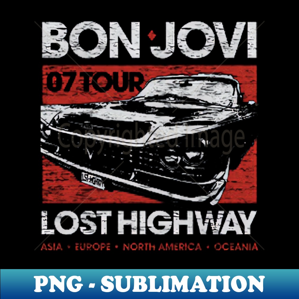 2022 bon tour band jovi 07 tour lost highway - Premium PNG S | Inspire ...
