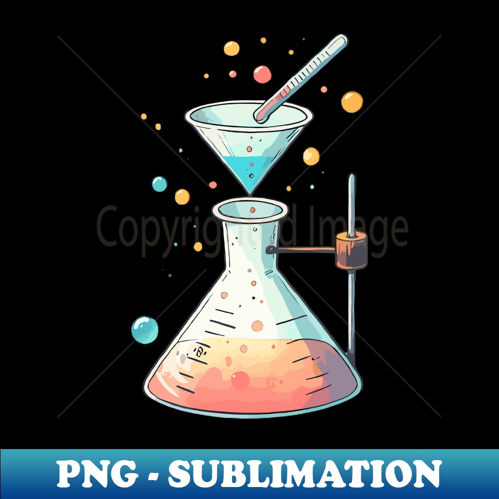 Chemistry Beaker and Funnel - Creative Sublimation PNG Downl | Inspire ...
