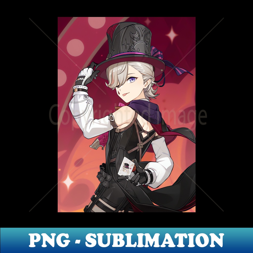 Lyney Genshin Impact - Premium PNG Sublimation File - Bold & | Inspire ...