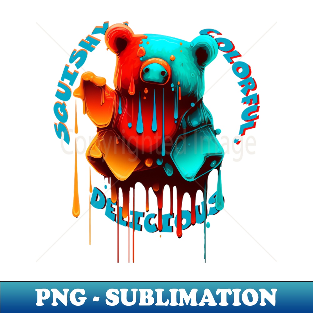 Squishy colorful delicious - Vintage Sublimation PNG Downloa | Inspire ...
