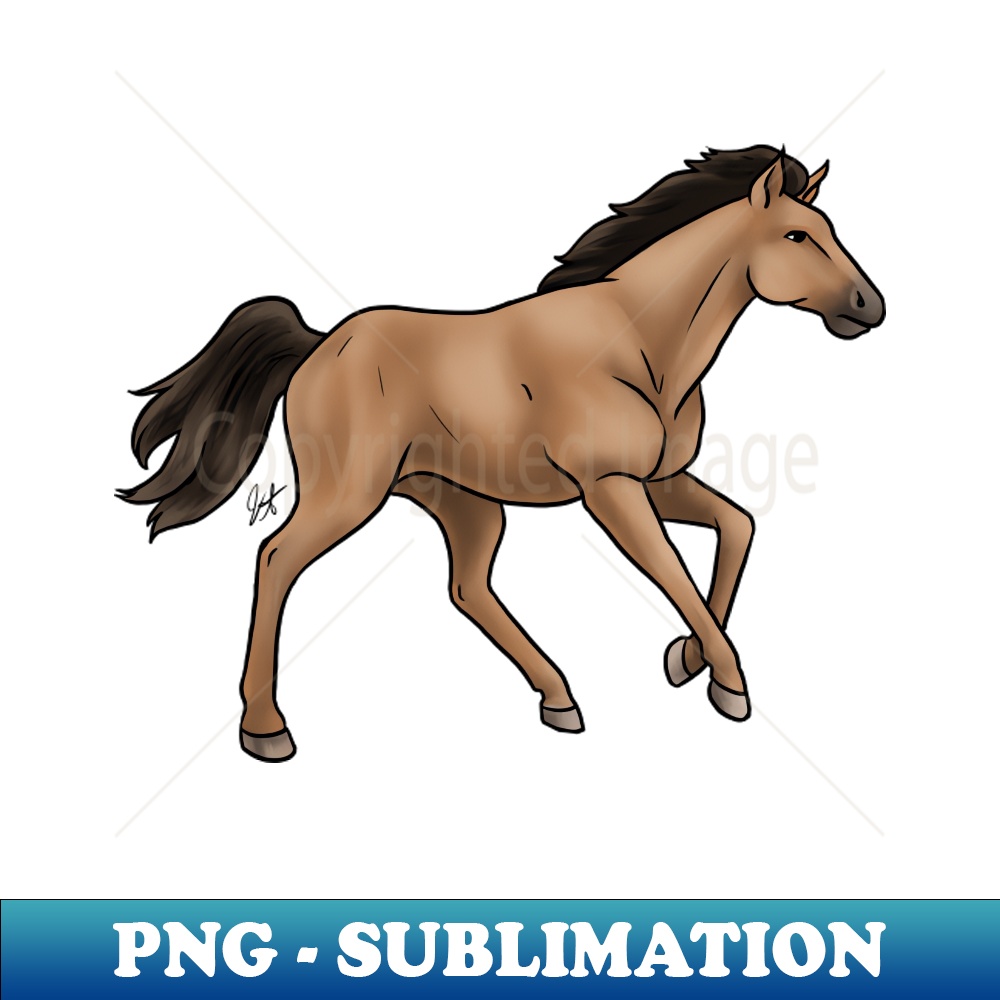 Horse - Mustang - Dun - Professional Sublimation Digital Dow | Inspire ...